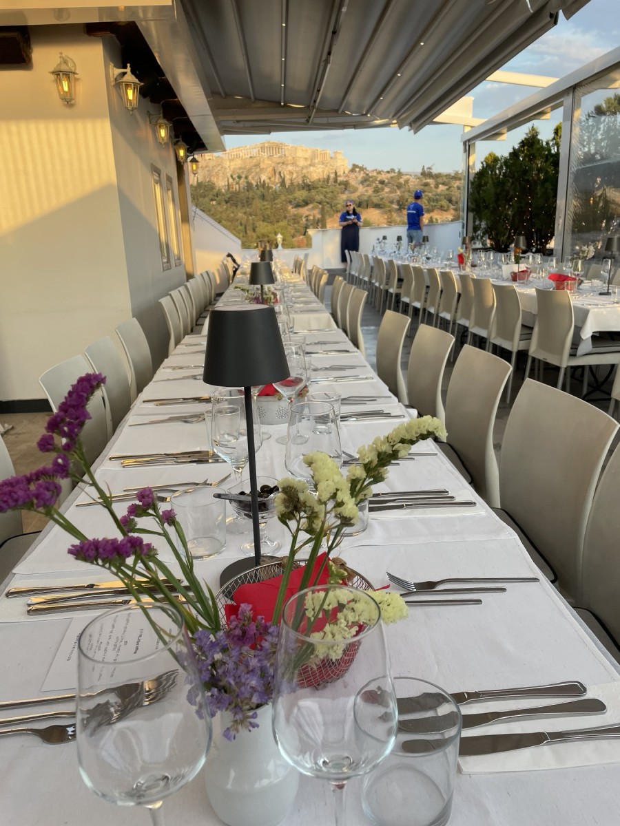 SinAthina cafe restaurant thissio Acropolis Athens Roof Garden romantic ...