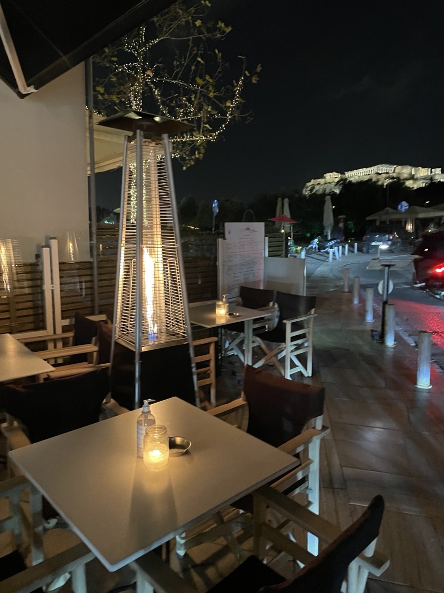 SinAthina cafe restaurant thissio Acropolis Athens Roof Garden romantic ...