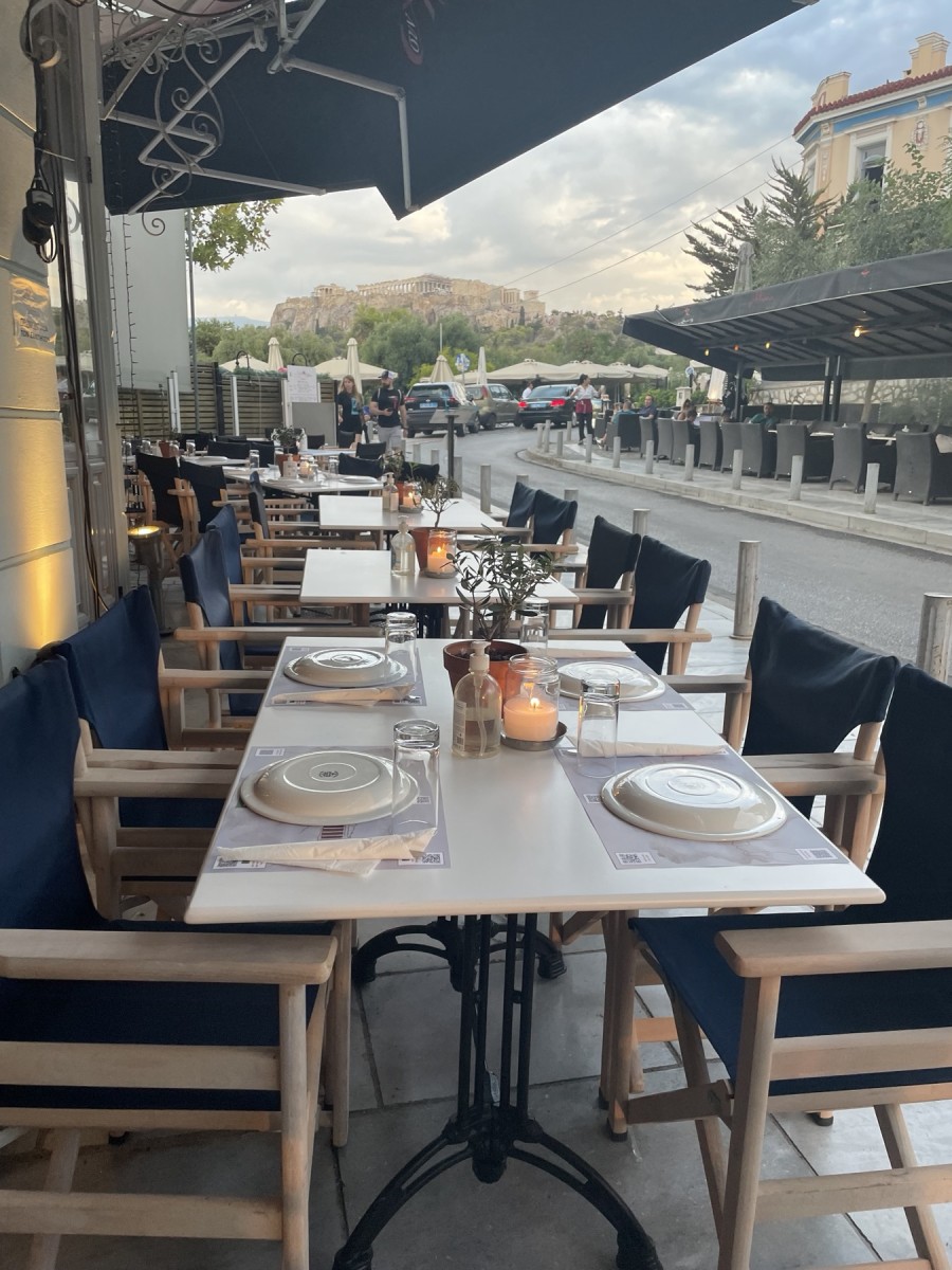 SinAthina cafe restaurant thissio Acropolis Athens Roof Garden romantic ...
